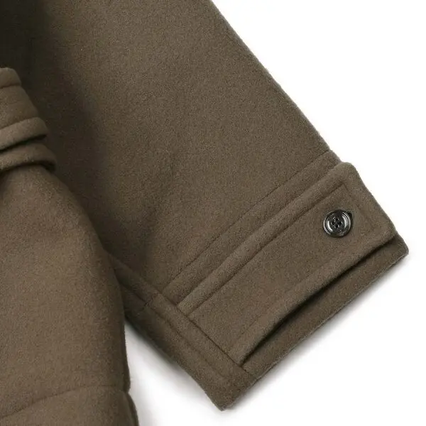 LEMAIRE Short Duffle Coat - Dark Squirrel