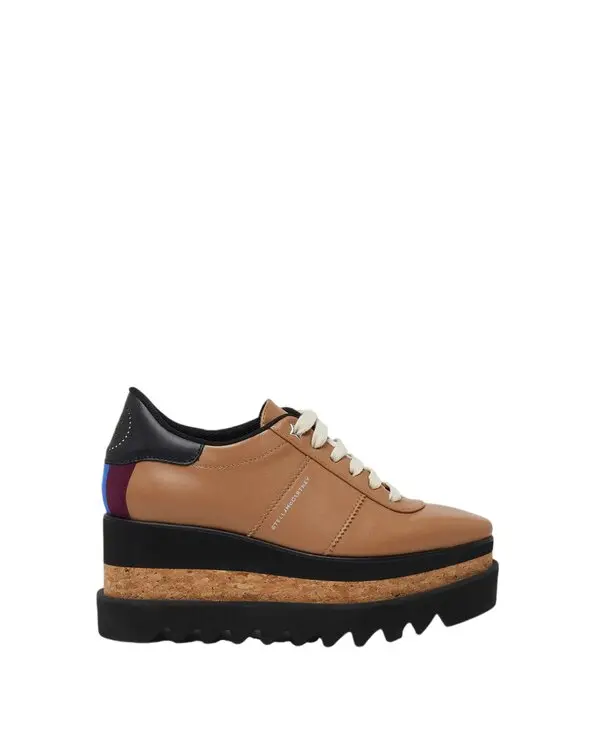 Stella McCartney Square-toe Platform Sneakers - Brandy