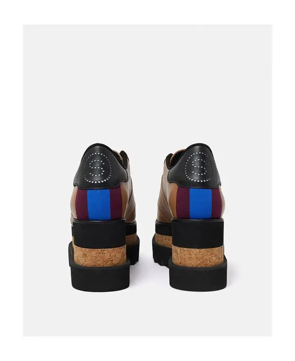 Stella McCartney Square-toe Platform Sneakers - Brandy