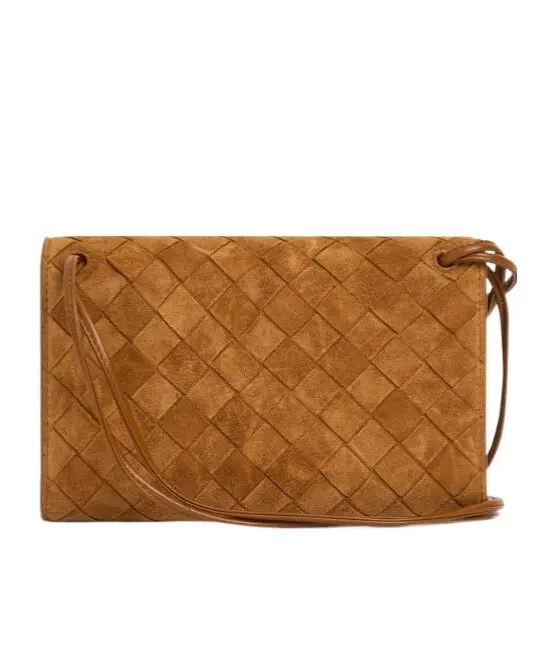 Bottega Veneta Andiamo Pouch - Brown
