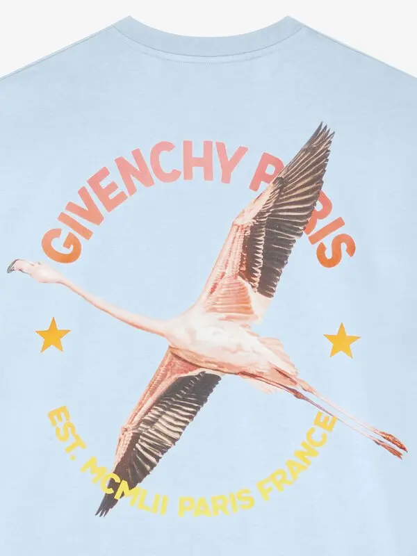 Givenchy Flamingo Printed Crewneck T-shirt