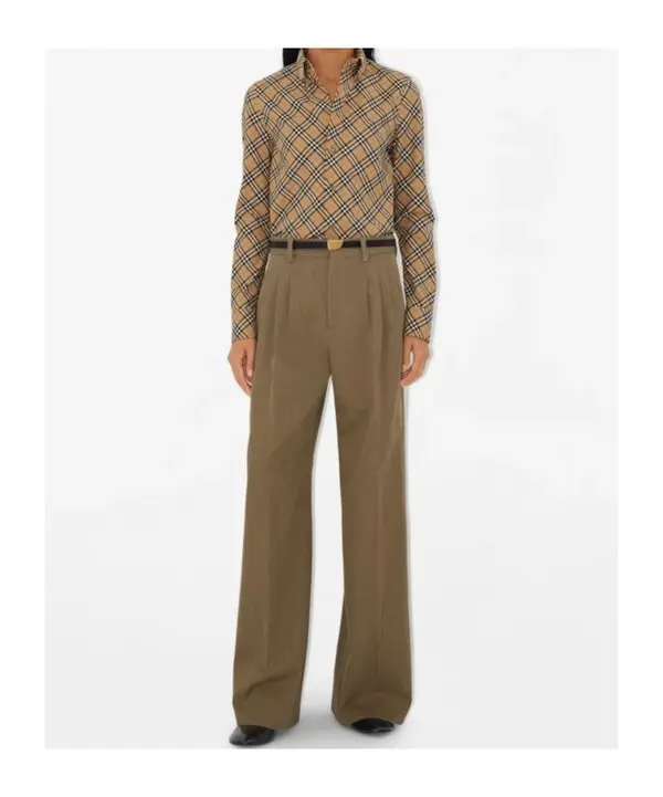 Burberry Check Printed Buttoned Shirt