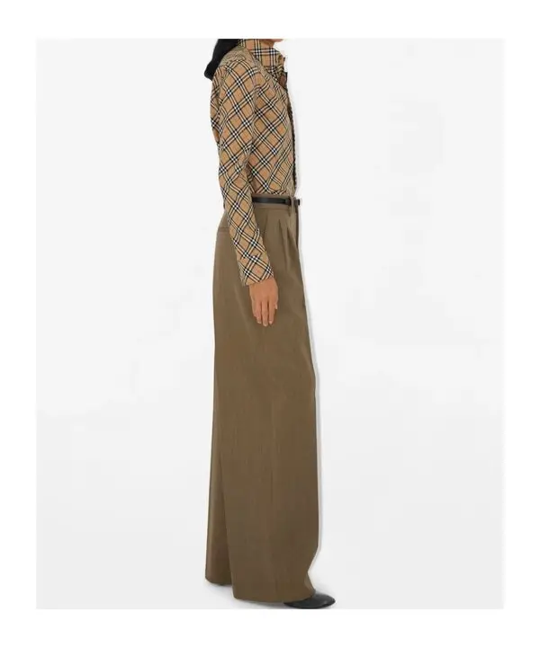 Burberry Check Printed Buttoned Shirt