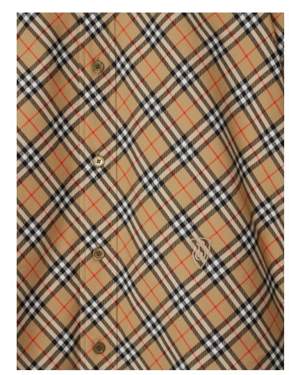 Burberry Check Printed Buttoned Shirt