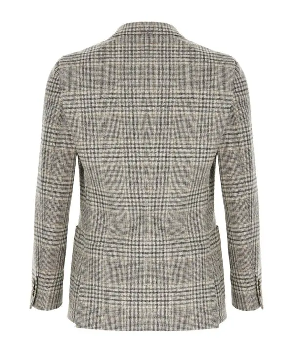 LARDINI Single-breasted Checked Blazer