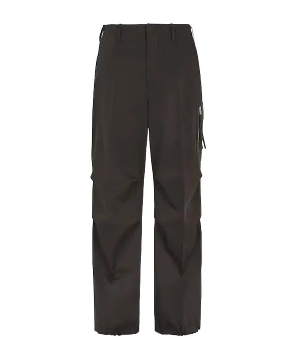 Fendi Logo Patch Straight-leg Trousers