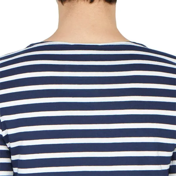 Saint James Striped Short-sleeved T-shirt - Blue