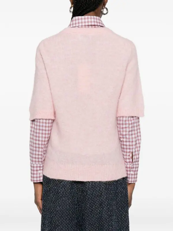 GANNI Graphic Knitted T-shirt