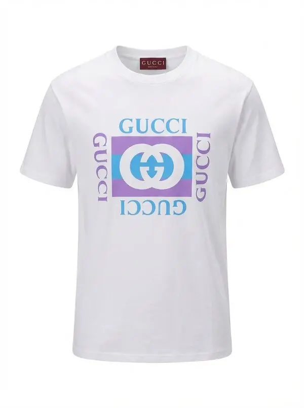 Gucci Logo Printed Jersey T-shirt - White