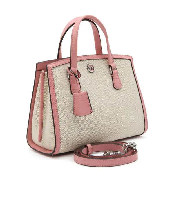 Michael Kors Chantal Logo Plaque Tote Bag - Nude