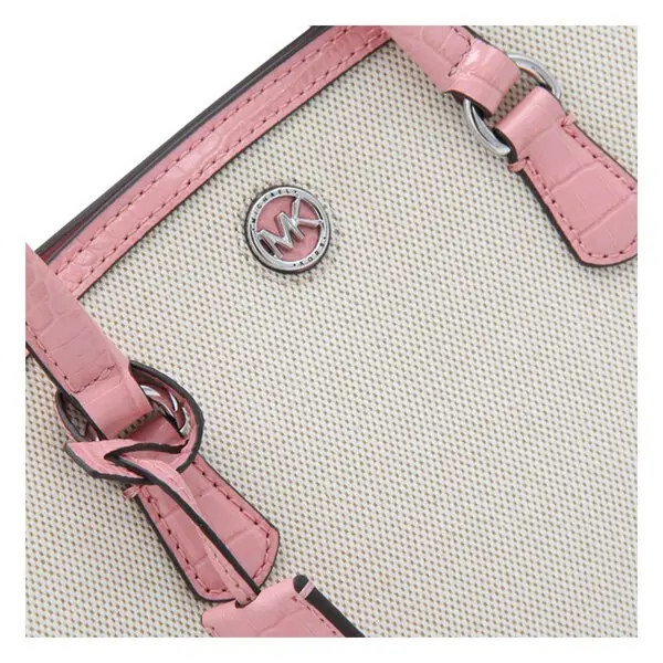 Michael Kors Chantal Logo Plaque Tote Bag - Nude