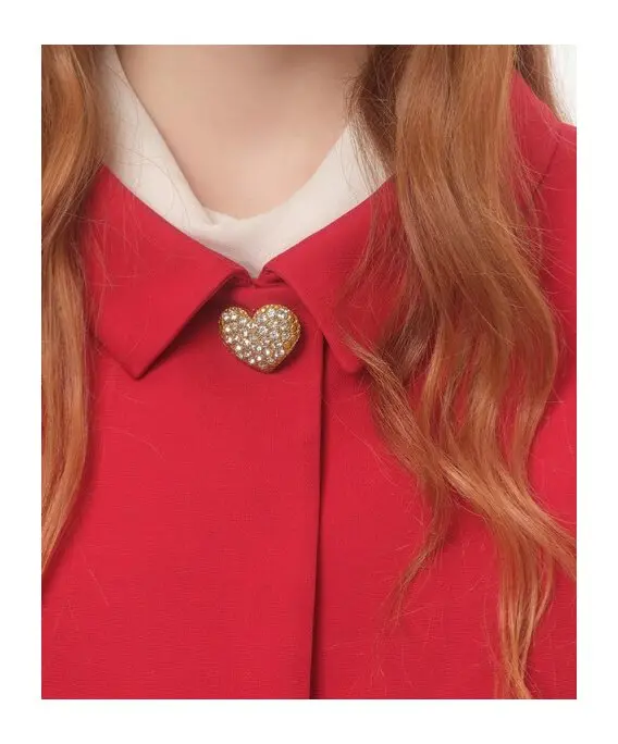 Valentino Garavani Crepe Couture Cropped Jacket With Jewel Detail