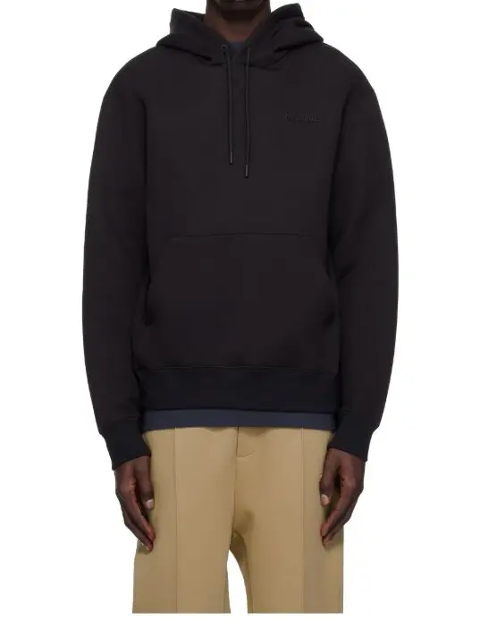 Mackage Long-sleeved Hooded Sweatshirt - Black