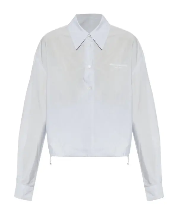 Alexander Wang Long Sleeve Button-up Shirt - White
