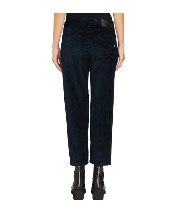 DONDUP Corduroy Button-front Casual Pants - Black