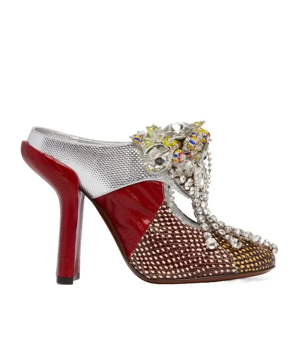 Dries Van Noten Embellished Heeled Sandals - Multicolor