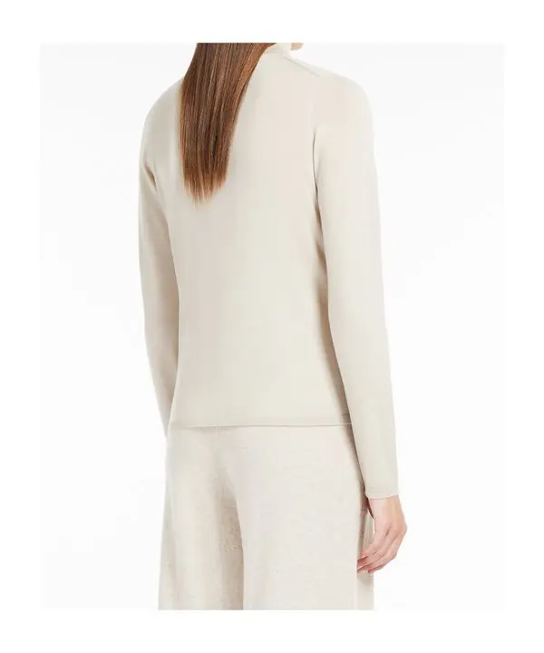 Max Mara Veloce Turtleneck Long-sleeved Jumper - Beige