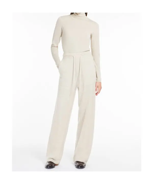 Max Mara Veloce Turtleneck Long-sleeved Jumper - Beige