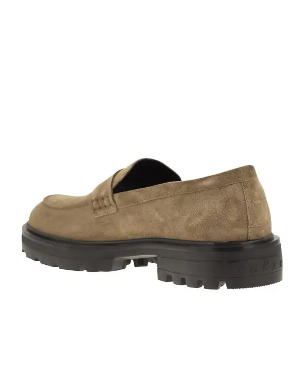 Hogan H673 Slip-on Loafers - Beige