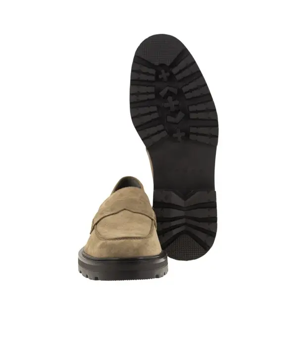 Hogan H673 Slip-on Loafers - Beige