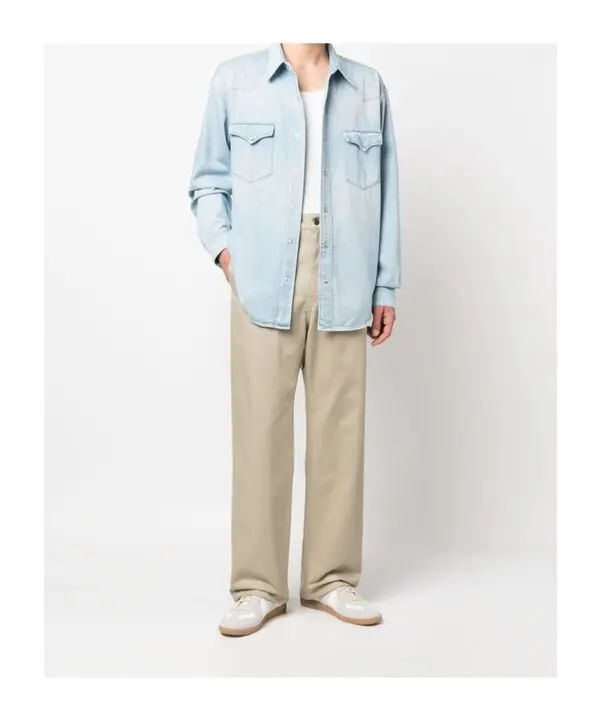 Celine Straight Chinos In Twill