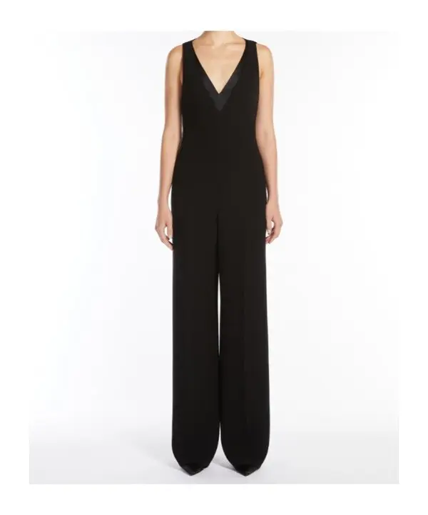 Max Mara Armonia V-neck Sleeveless Jumpsuit