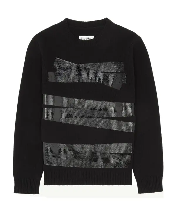 MAISON MARGIELA Taped Label Wool Jumper