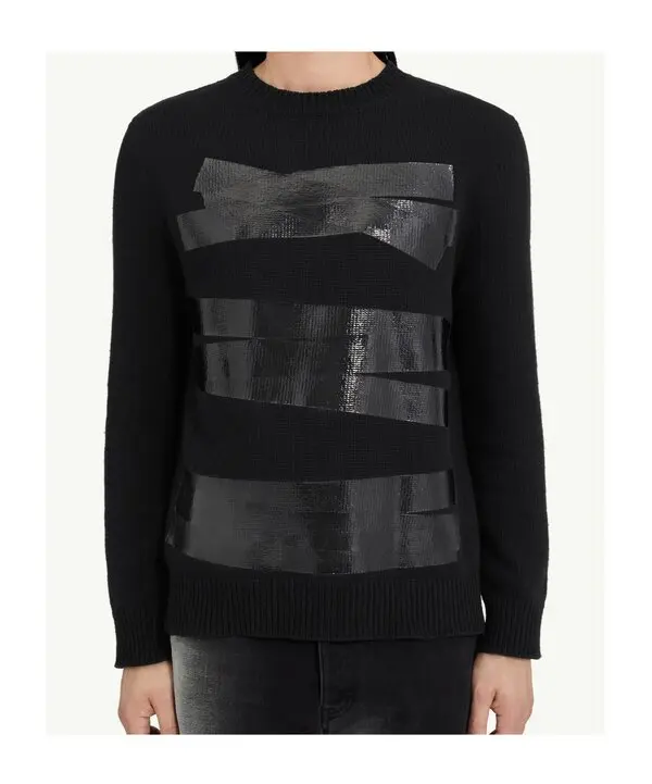 MAISON MARGIELA Taped Label Wool Jumper