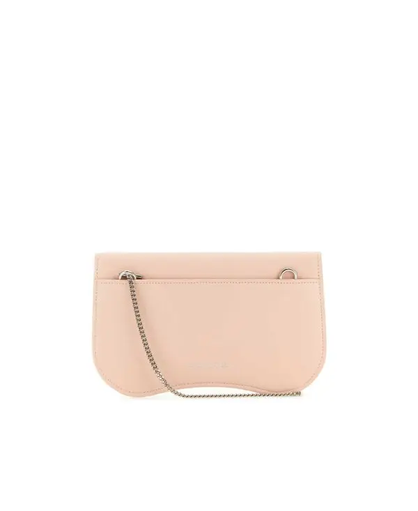 Alexander McQueen Logo Plaque Foldover Crossbody Bag