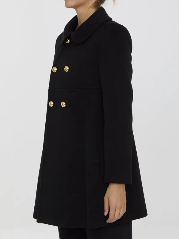 Celine Victorine Coat In Double Faced Cashmere