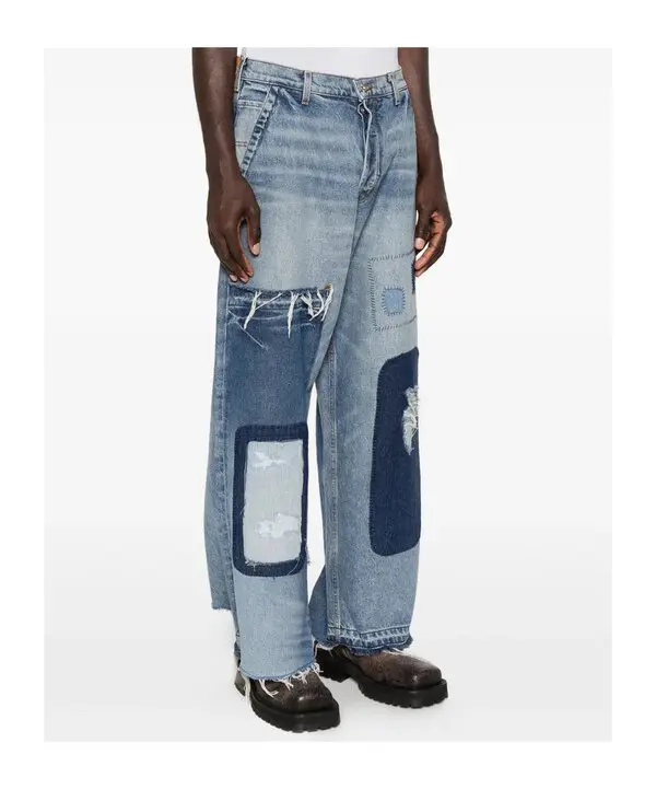 GALLERY DEPT. Patchwork Distressed Jeans