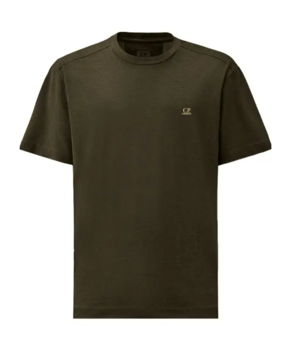 C.P. COMPANY Logo Printed Crewneck T-shirt - Black