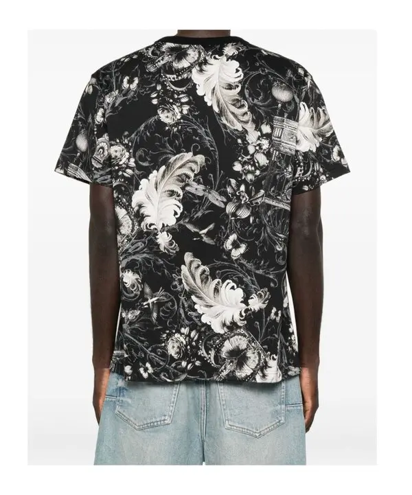 Versace Graphic Printed Crewneck T-shirt