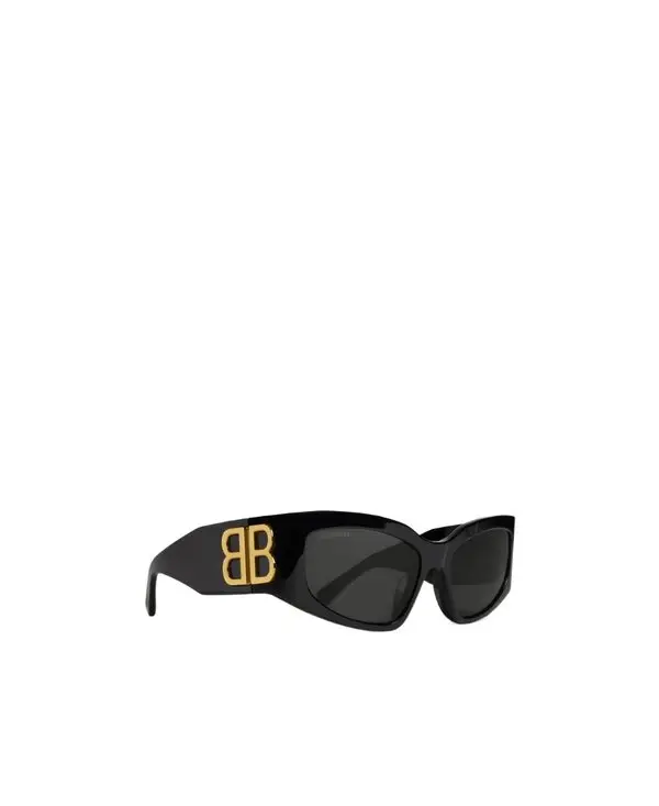Balenciaga Bossy Cat-eye Sunglasses With Gold Bb Logo