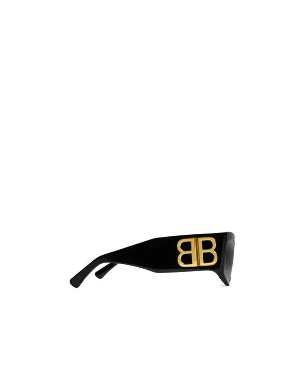 Balenciaga Bossy Cat-eye Sunglasses With Gold Bb Logo