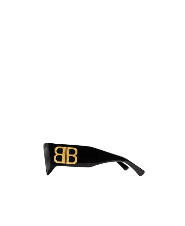 Balenciaga Bossy Cat-eye Sunglasses With Gold Bb Logo