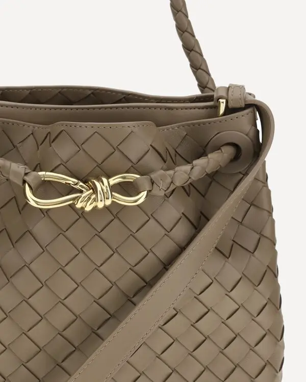 Bottega Veneta Small Andiamo Bucket Bag - Brown