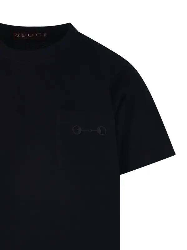 Gucci Horsebit Embroidered Crewneck T-shirt