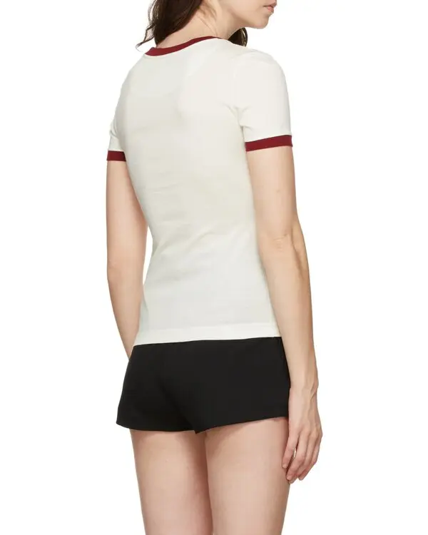 Dolce & Gabbana Graphic Print Ringer T-shirt