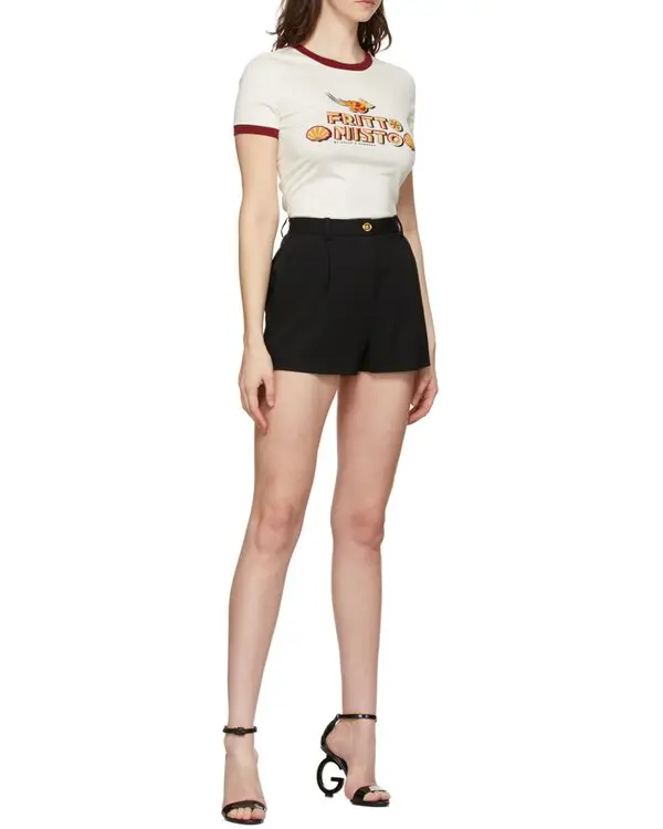 Dolce & Gabbana Graphic Print Ringer T-shirt