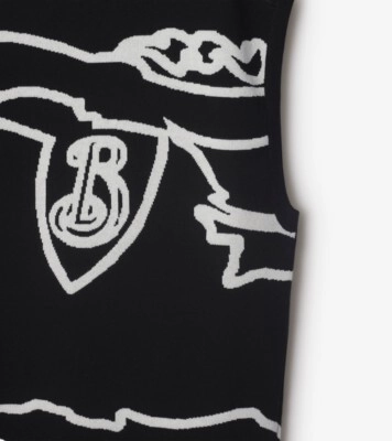 Burberry Logo-knit Gilet