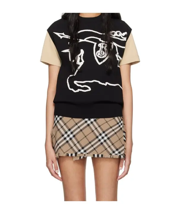 Burberry Logo-knit Gilet