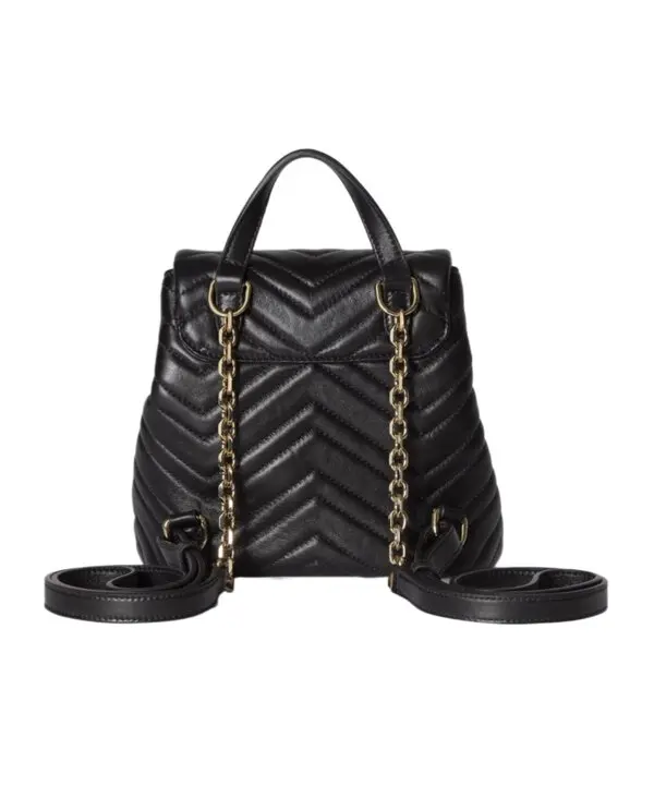 Gucci Gg Marmont Quilted Mini Backpack - Black