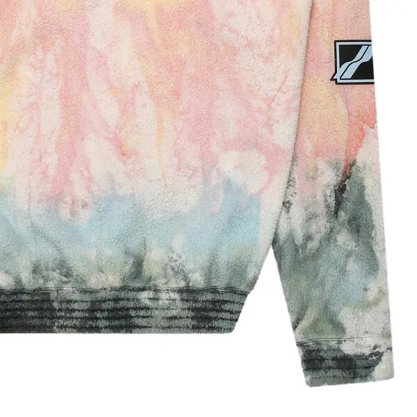 We11Done Tie-dye Zip-up Hooded Sweater