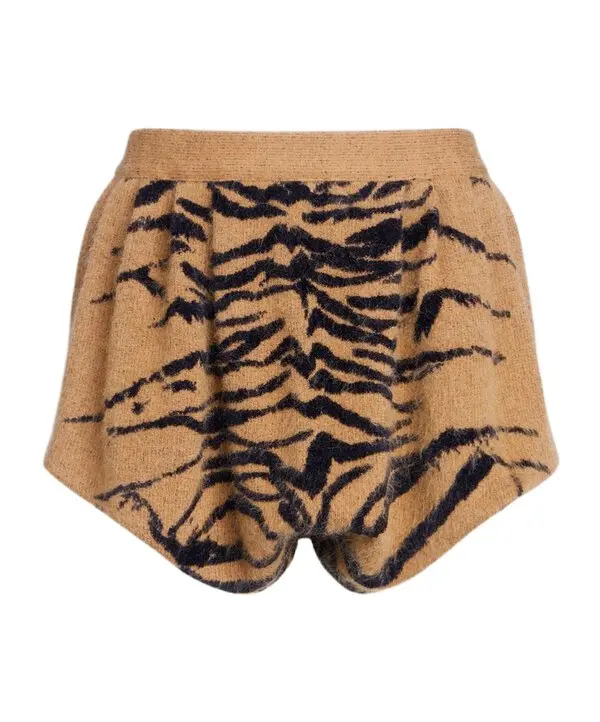 Alaïa Printed Shorts - Brown
