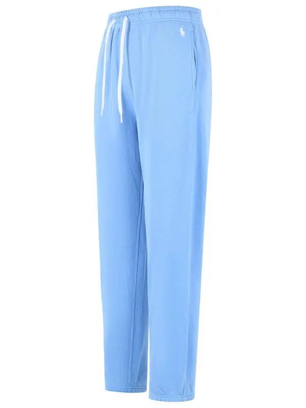 Ralph Lauren Logo Embroidered Drawstring Jogger Pants - Blue