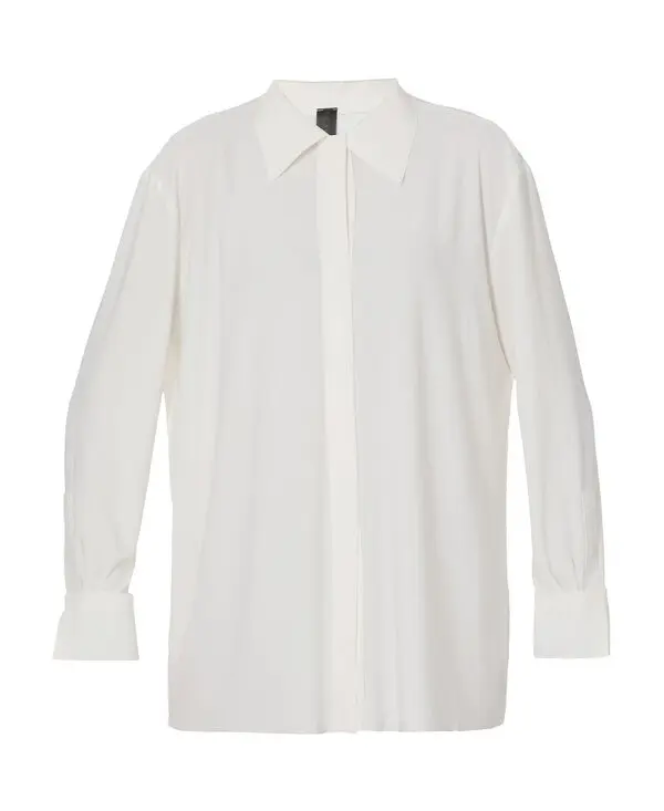 Norma Kamali Boyfriend Nk Collared Shirt - White