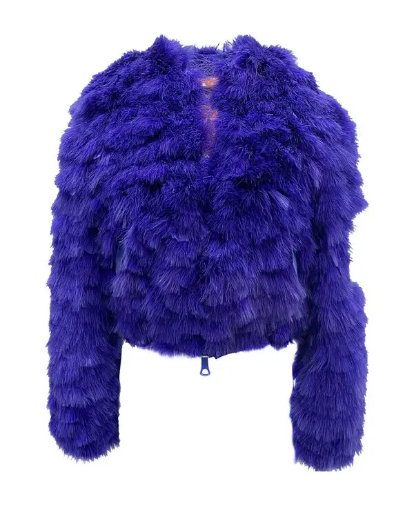 Dsquared2 Long-sleeved Jacket With Zipper - Blue