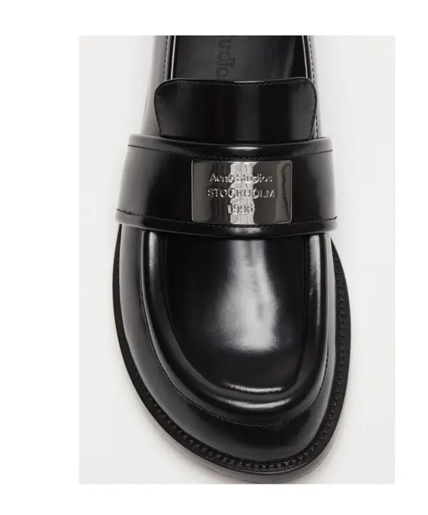 Acne Studios Curved Toe Loafers