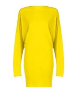 Jacquemus Mistral Draped-back Mini Dress - Yellow